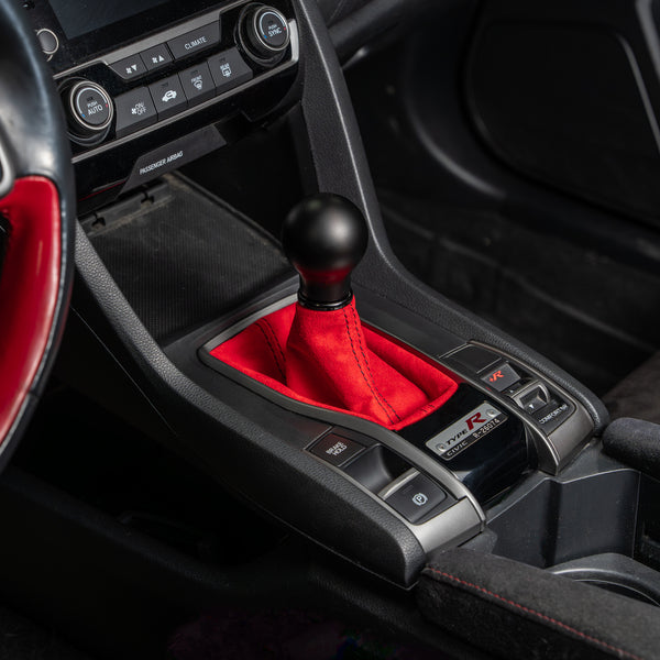 Billetworkz Alcantara Premium Shift Boot for 2016-2021 Honda Civic w/