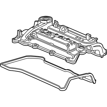 Honda Genuine Valve Covers for 2016+ Honda Civic / 2023+ Acura Integra