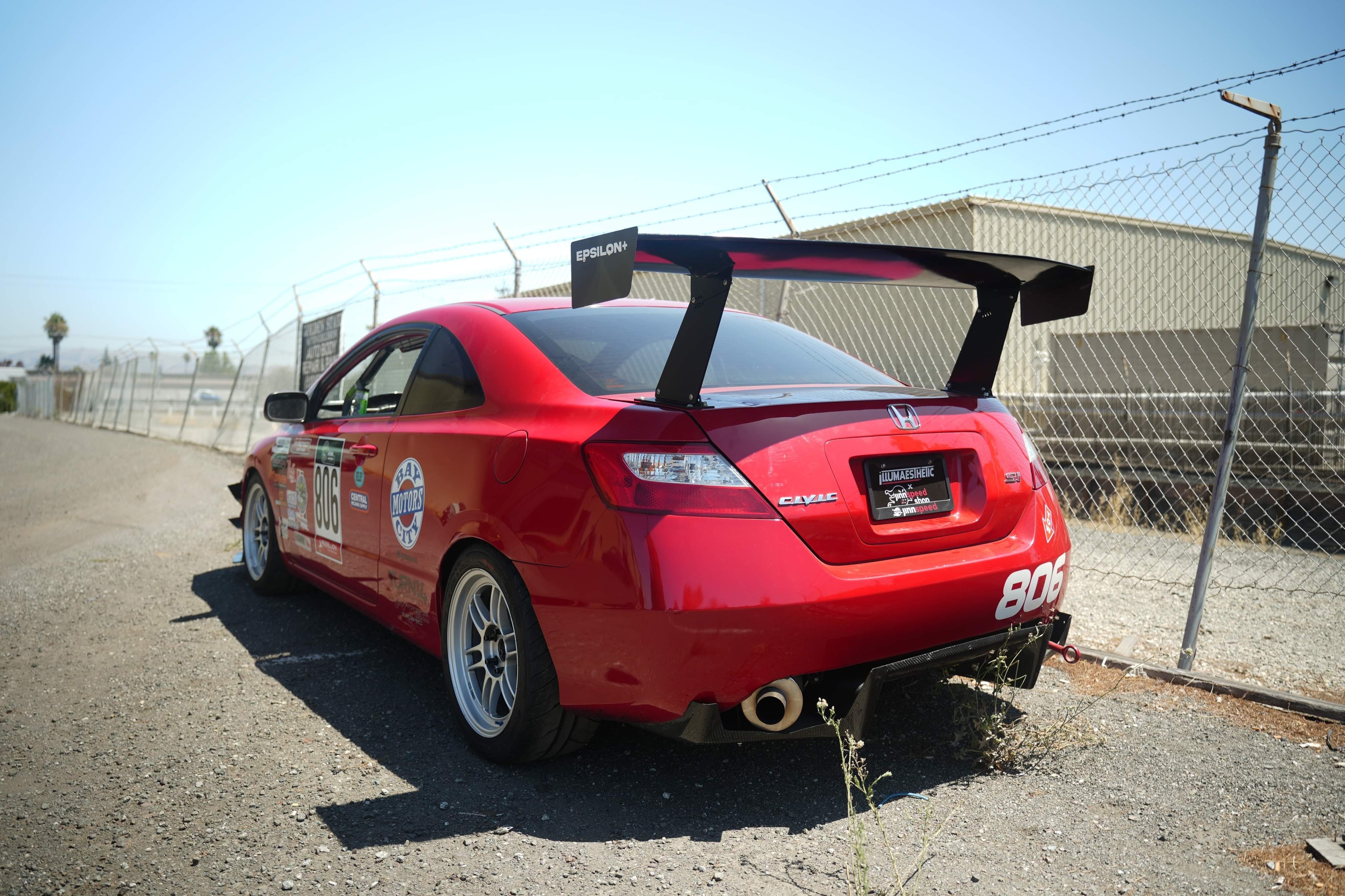 Epsilon+ GT Wing for 06-11 Honda Civic Coupe [FG2]