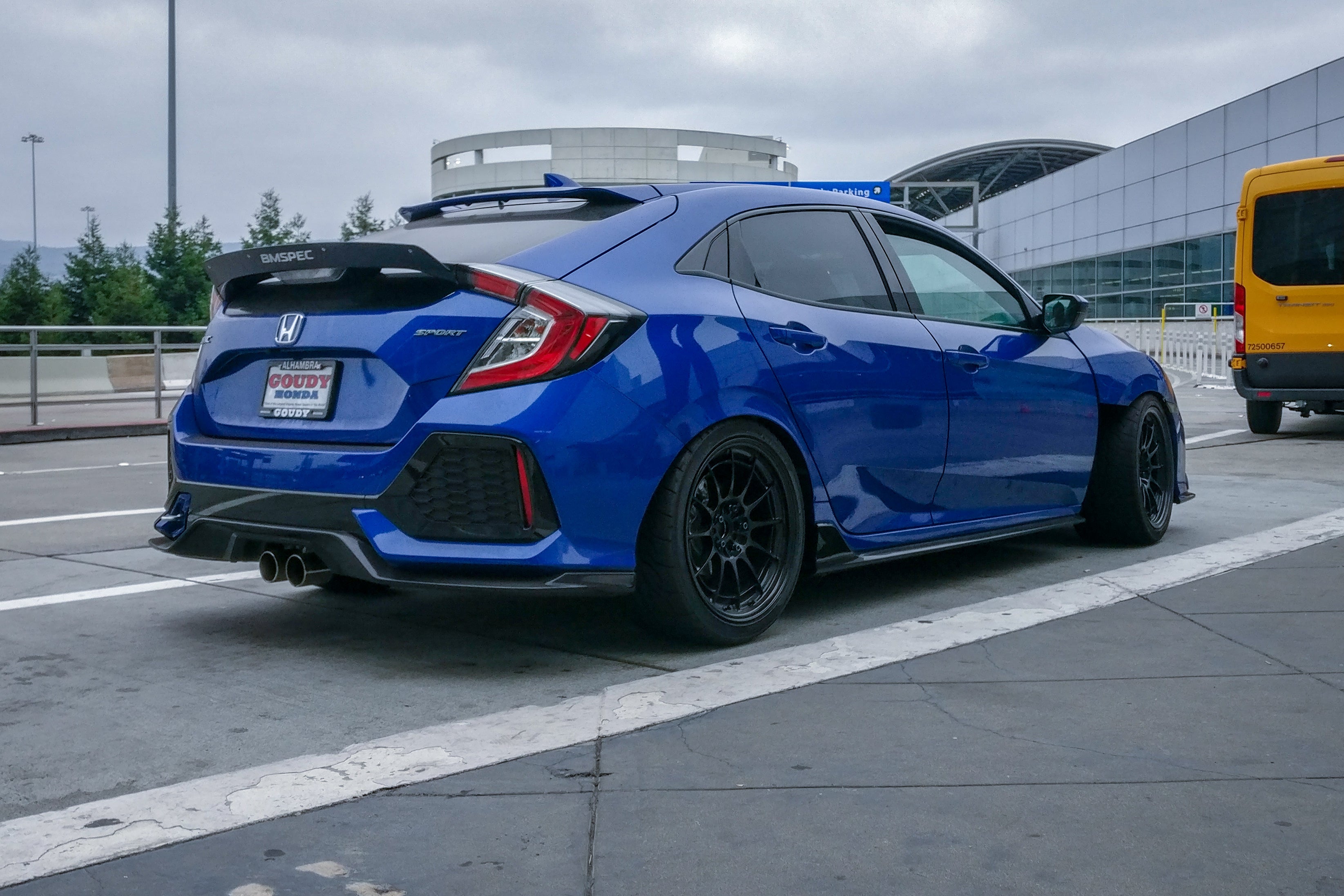 Epsilon+ Spoiler Extension for 17-21 Honda Civic Hatchback [FK7]
