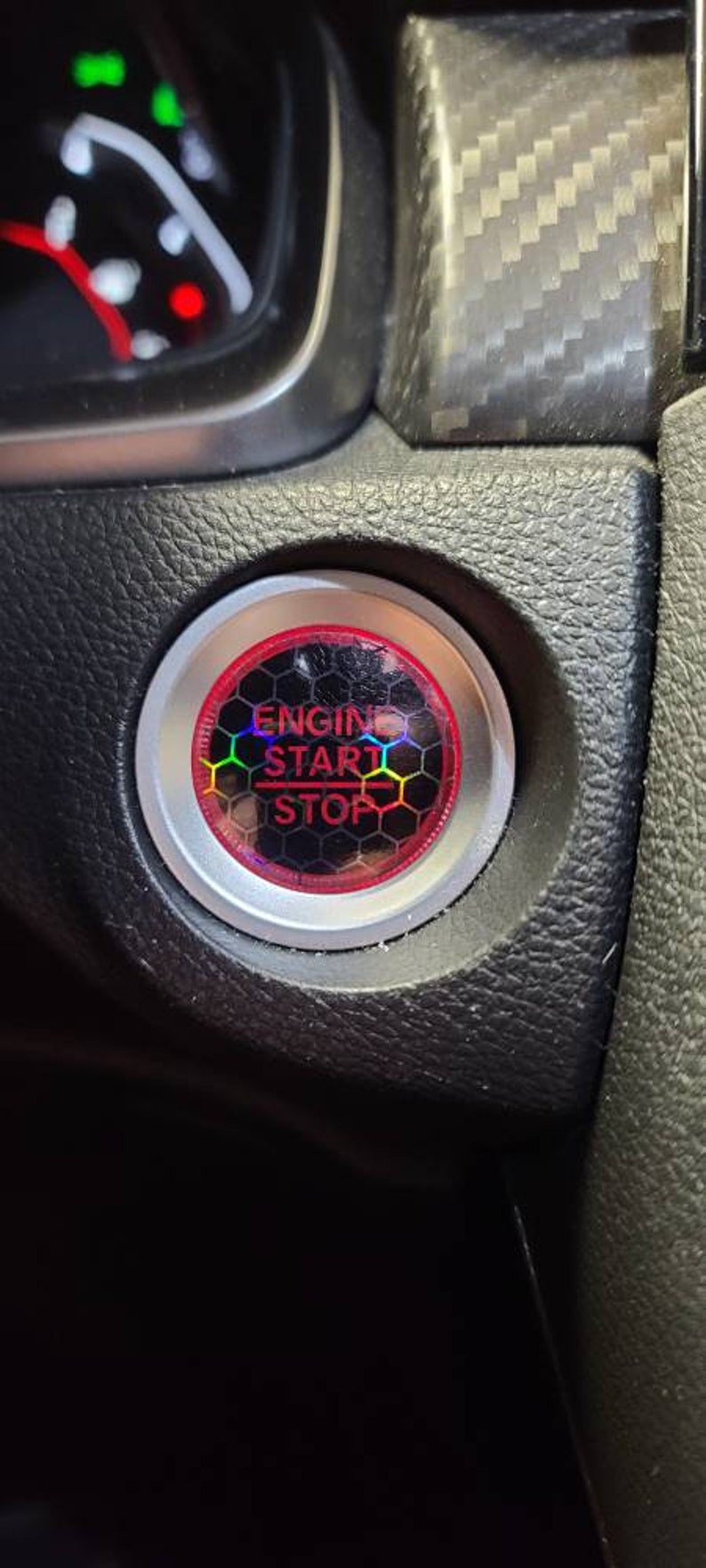 Push Button Start Tint for 2016+ Civic / 2022+ Civic / 2023+ Integra