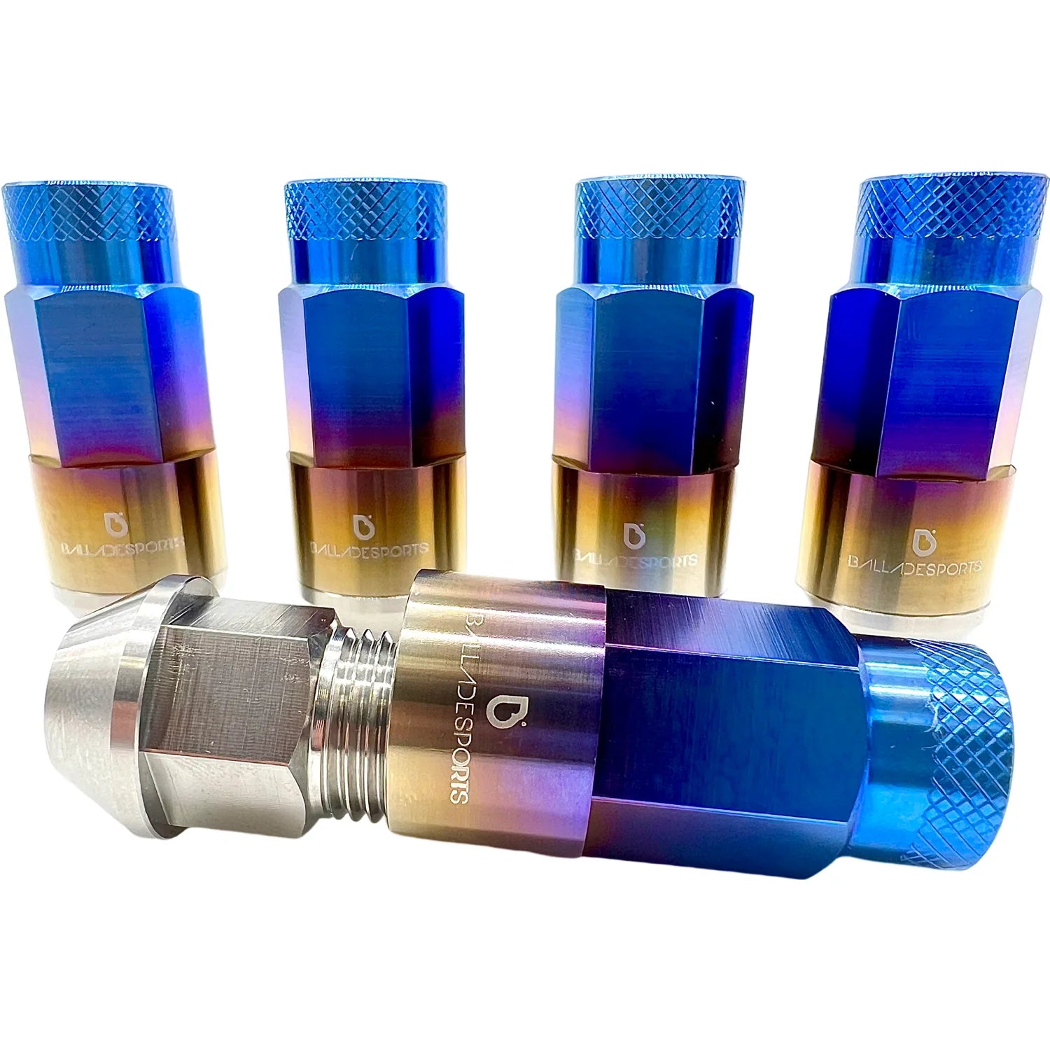 Ballade Sports Titanium Shell Type Open Ended Lug Nut Set for 2016+ Ho