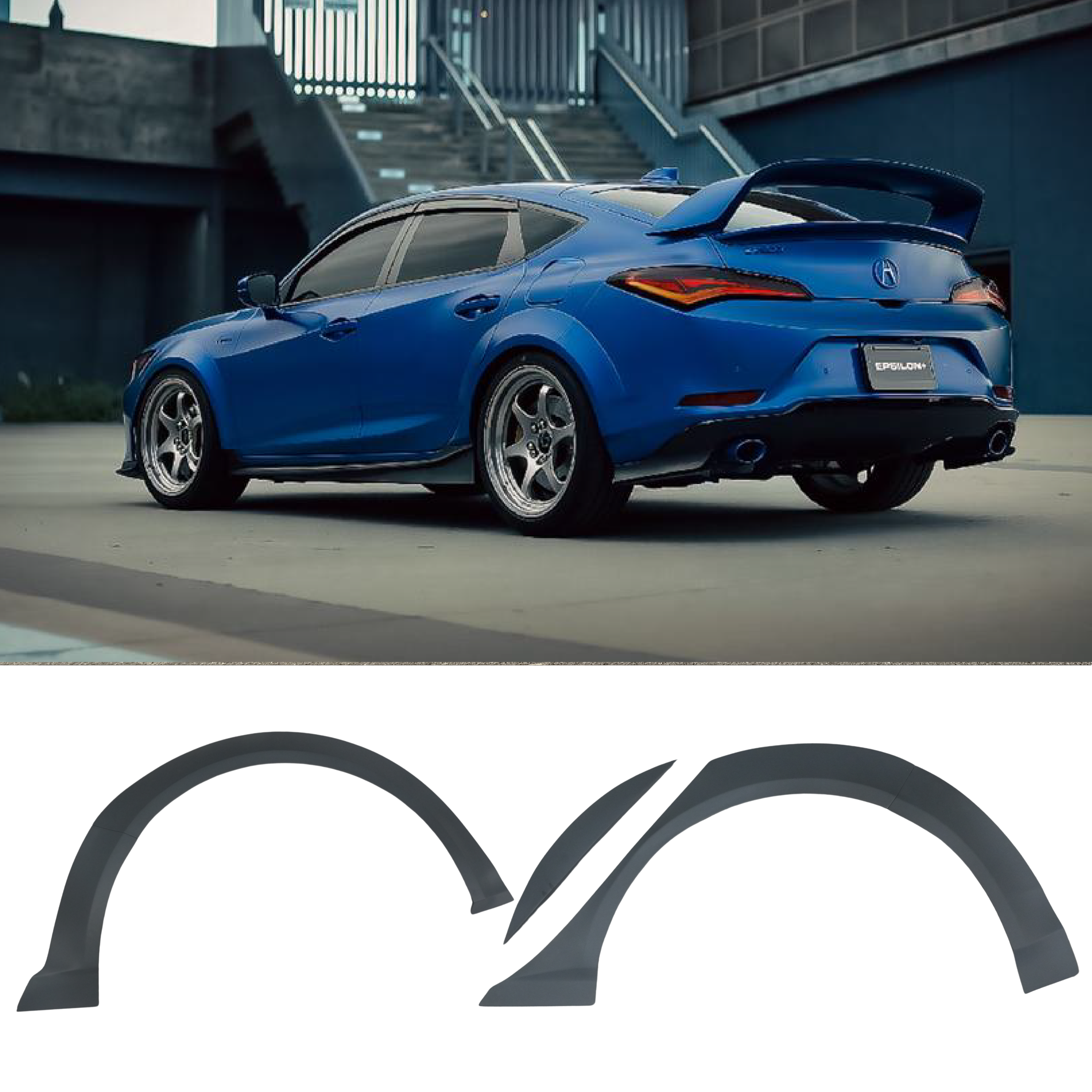 Epsilon+ Fender Flare Widebody for 23-26 Acura Integra Base [DE4]
